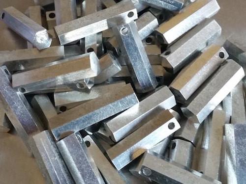 Cast Pewter Hexagon Bars Stamping Blanks – Bopper Metal Supply